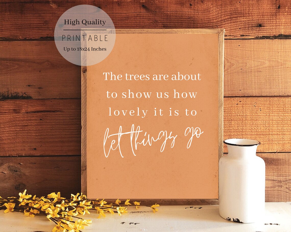 Fall Wall Art Fall Quote Fall Printable Fall Decor Fall - Etsy