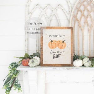 Fall Decor, Fall Printable, Thanksgiving Printable, Pumpkin Sign, Fall ...