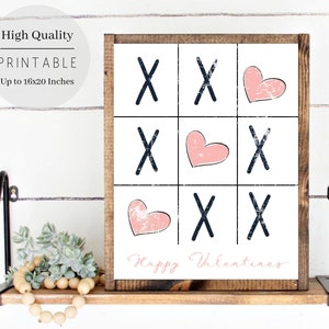 Valentine's Day Printable , Heart Print, Valentine's Day Decor ...
