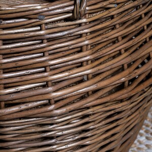 Log Basket Small Round Wicker Baskets in 2 Sizes - Etsy