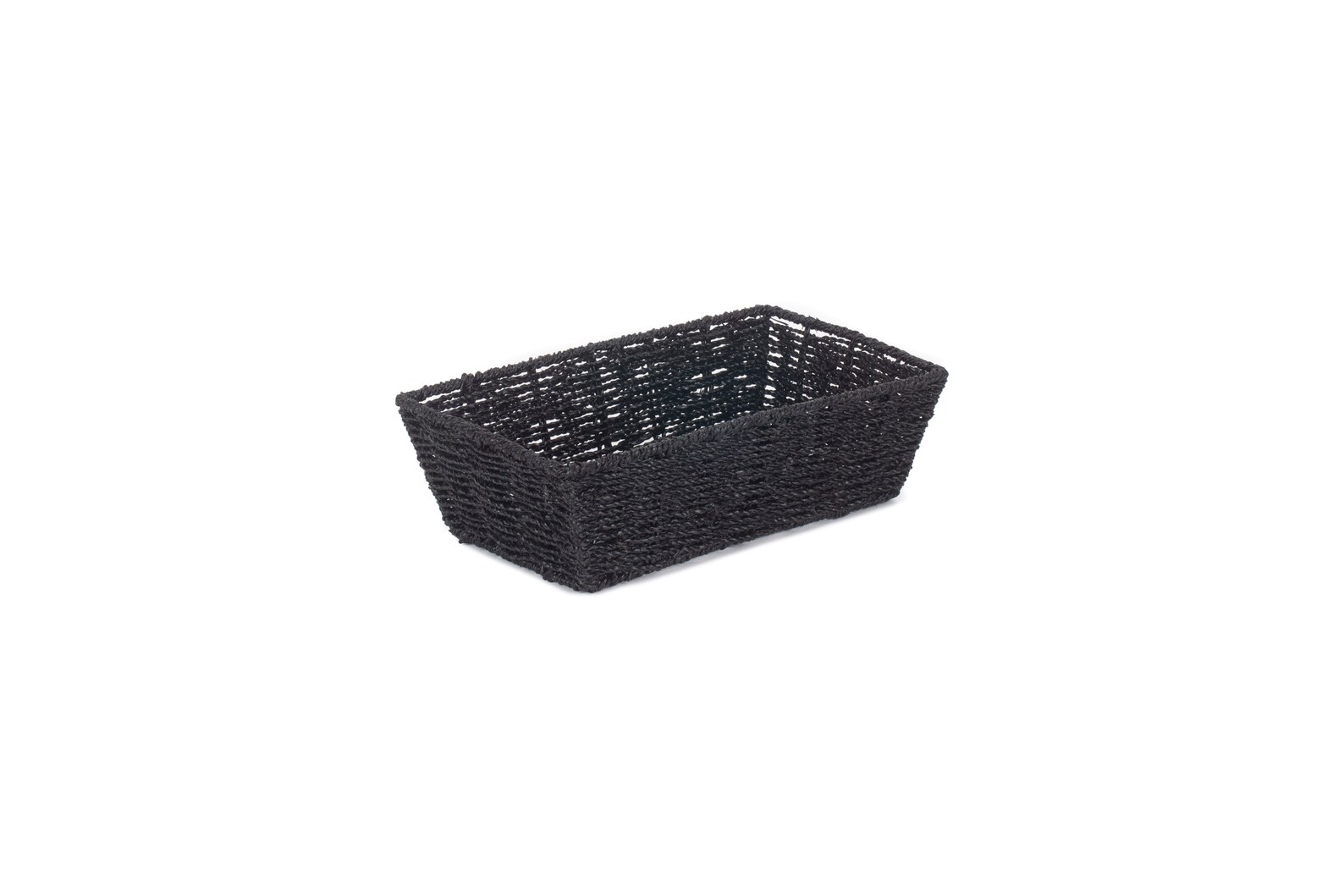 Storage Trays - Black Paper Rope Baskets in 3 Sizes - Etsy UK