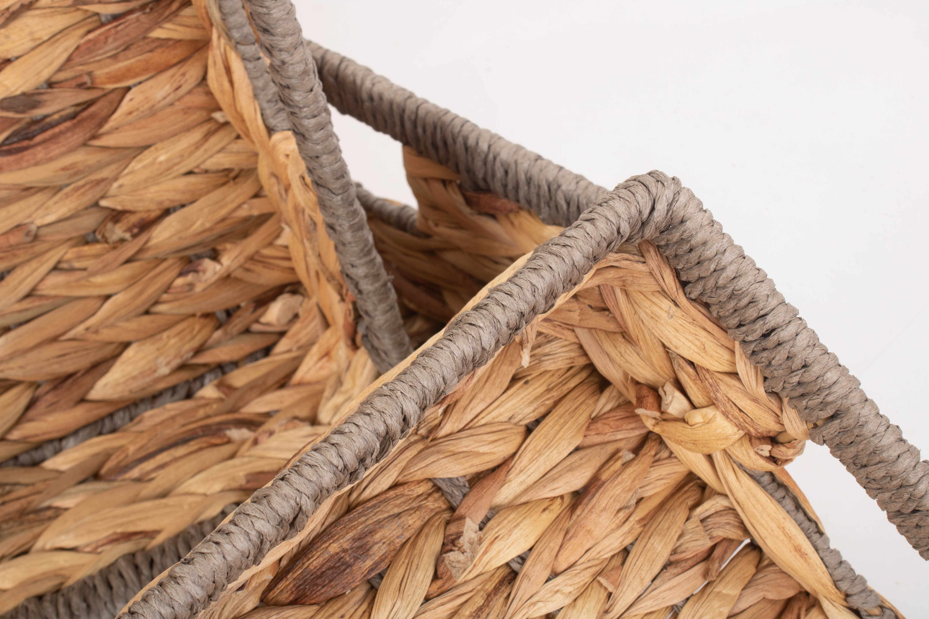 Rectangular Storage Trays - Water Hyacinth Baskets in 3 Sizes - Etsy UK