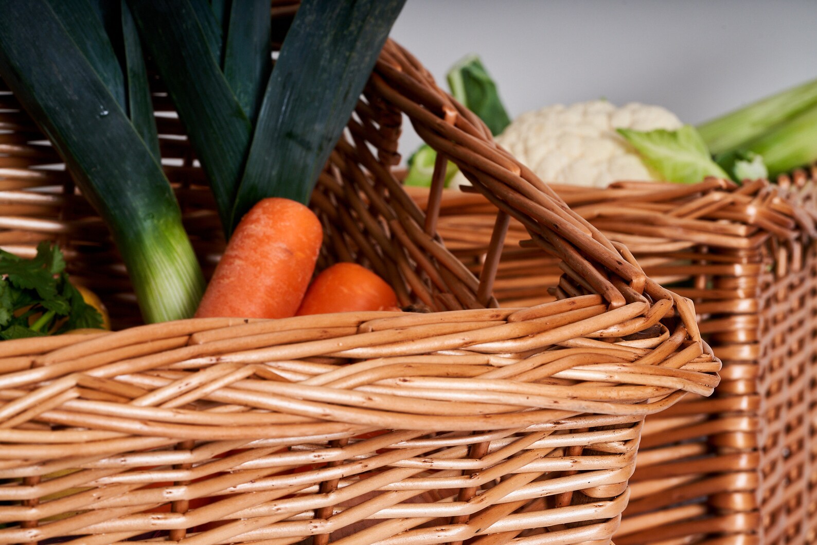 Vegetable Storage Basket Double Steamed Wicker Basket | Etsy