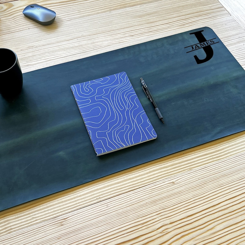 Leather Desk Pad - Etsy