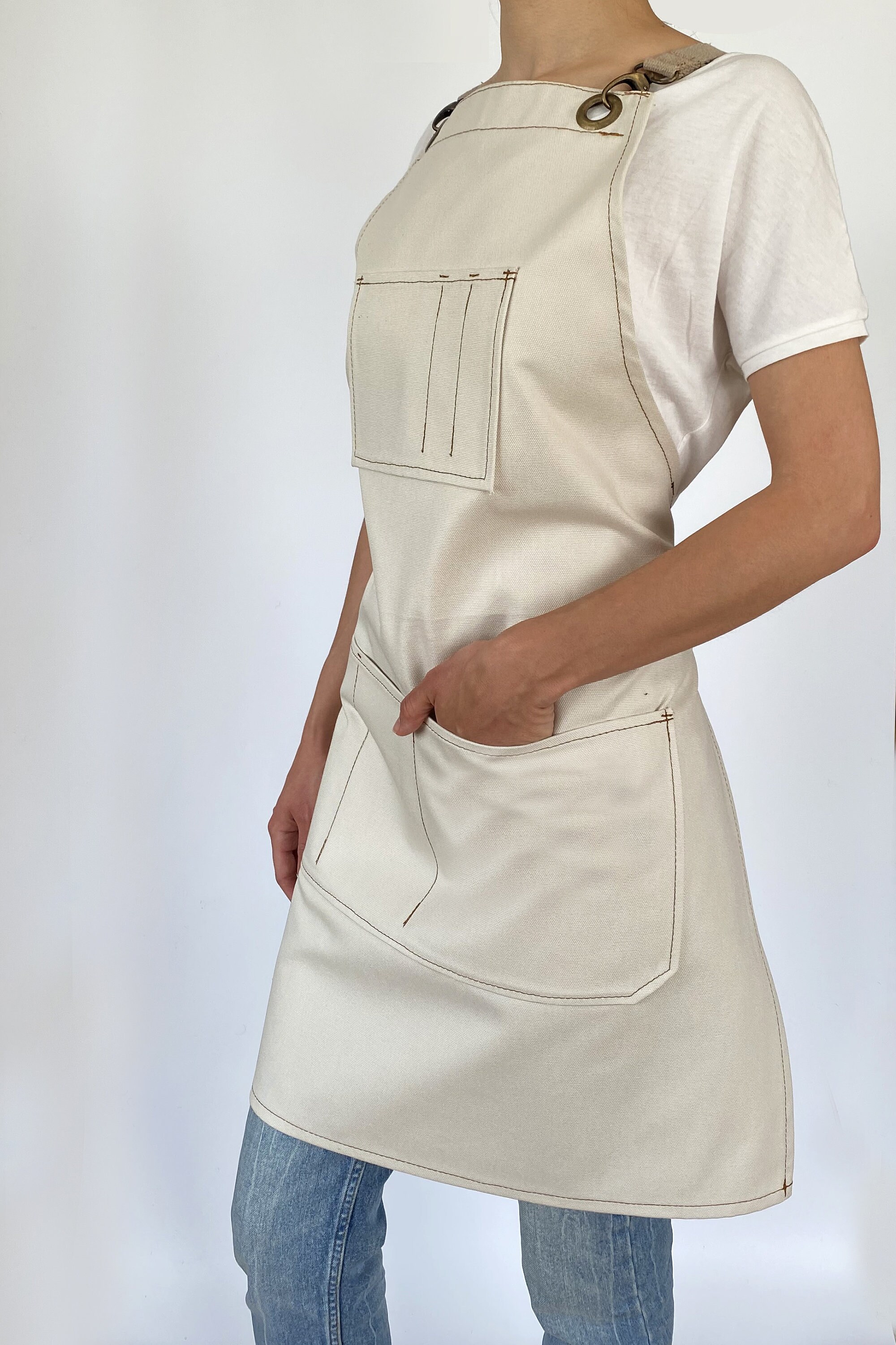 Utility Work Workshop Canvas Apron for Men Kitchen Barbeque | Etsy