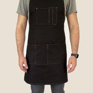 Utility Work Workshop Canvas Apron for Men, Kitchen Barbeque Artist ...