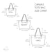 Canvas Tote Create Your Own Bag for Women, Personalized 2 Color Unique ...