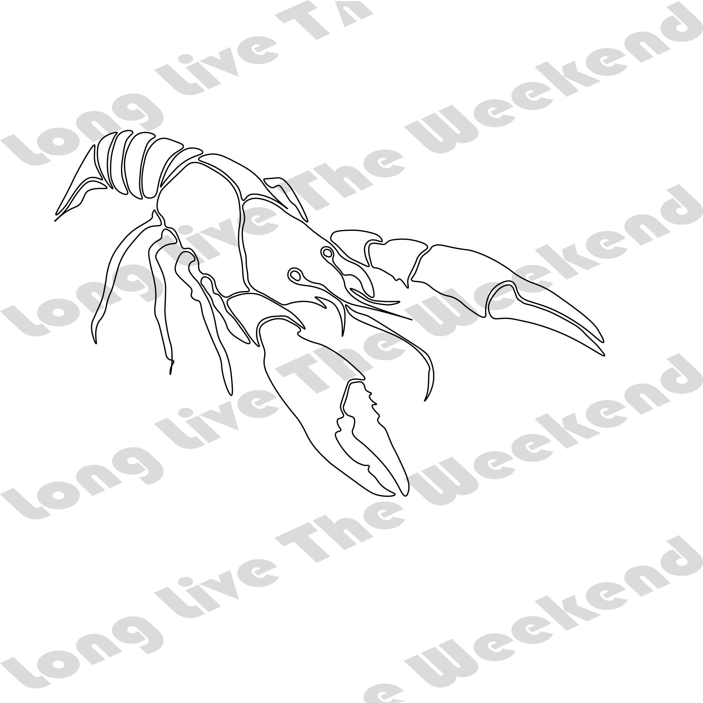 Crawfish SVG, Crawdad SVG, Crawfish Boil Image, Crawdad Cut File ...