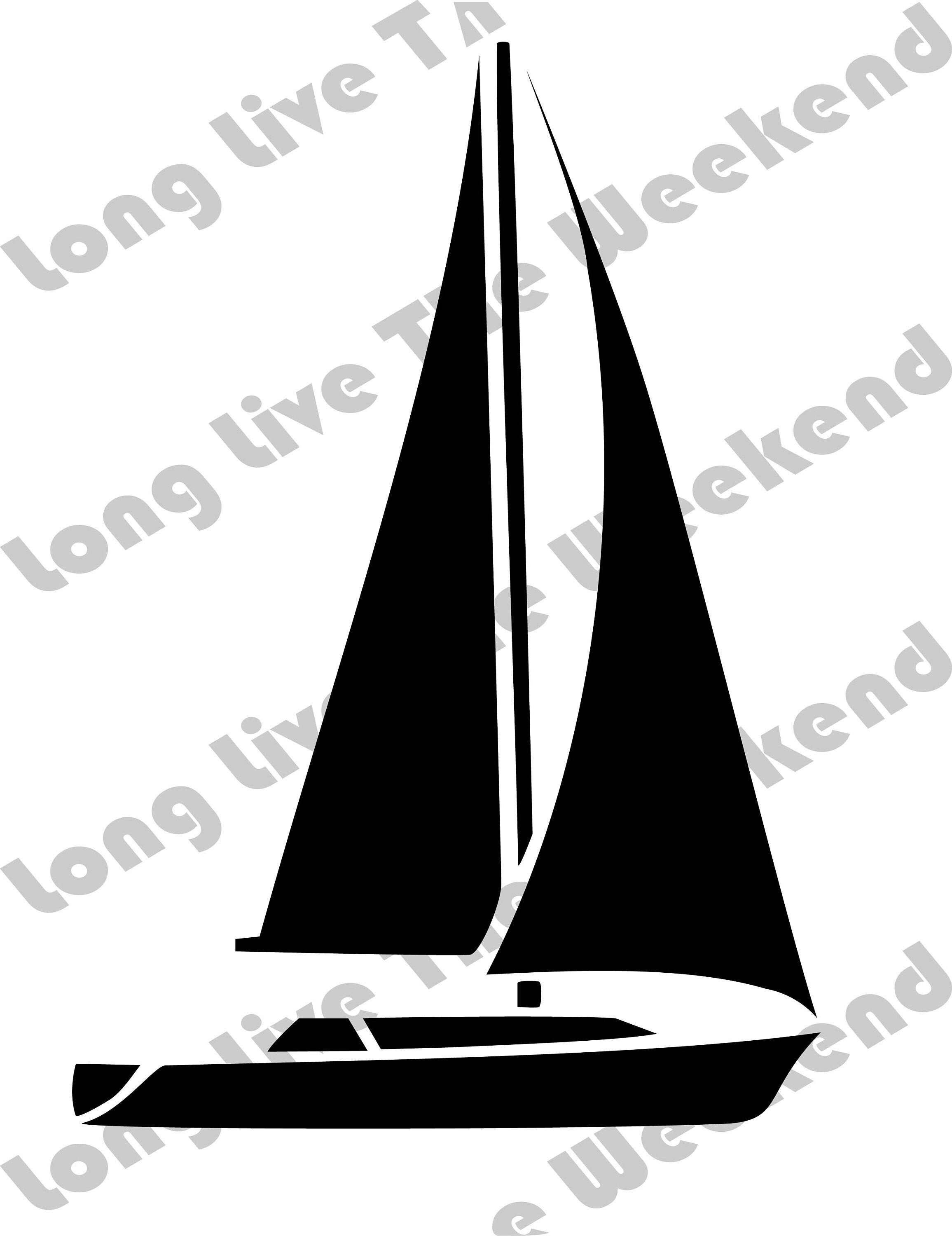 Sailboat SVG, Sail Boat Image 2 Designs! , Sailboat and Nautical File ...