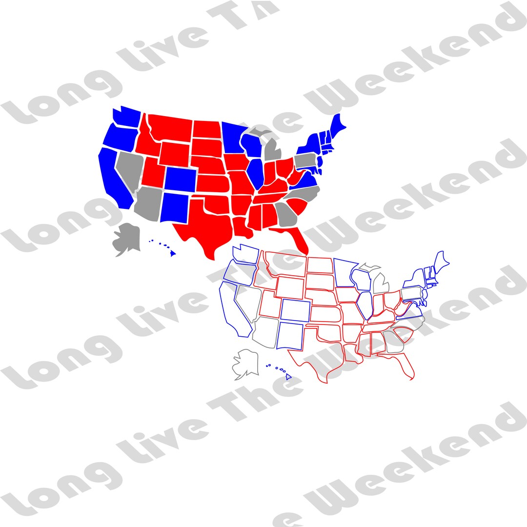 2020 Electoral Map From Hell, 2020 Map of US Election, Electoral Map ...