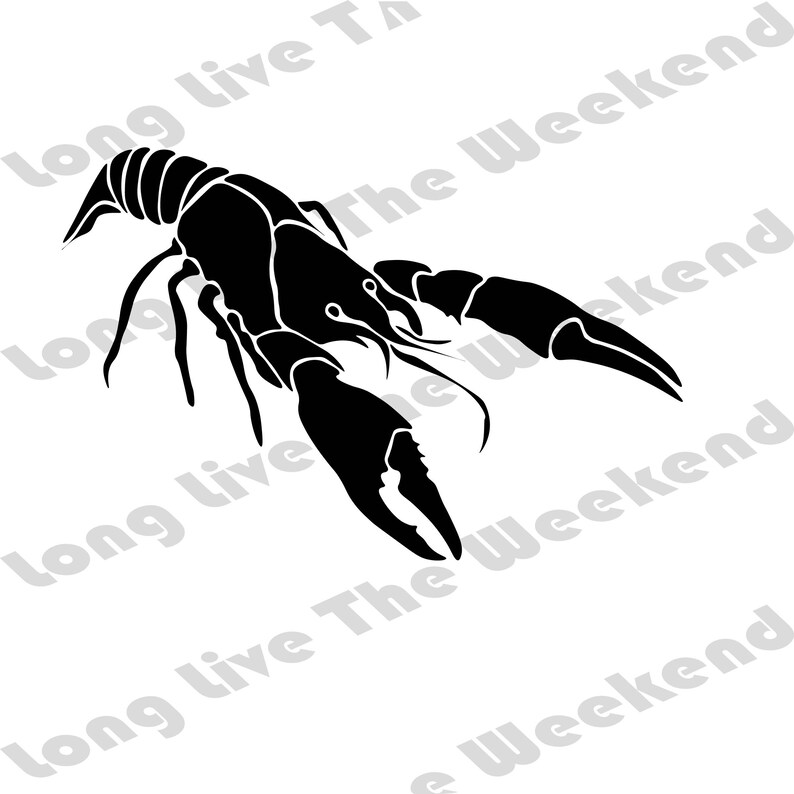 Crawfish SVG, Crawdad SVG, Crawfish Boil Image, Crawdad Cut File ...