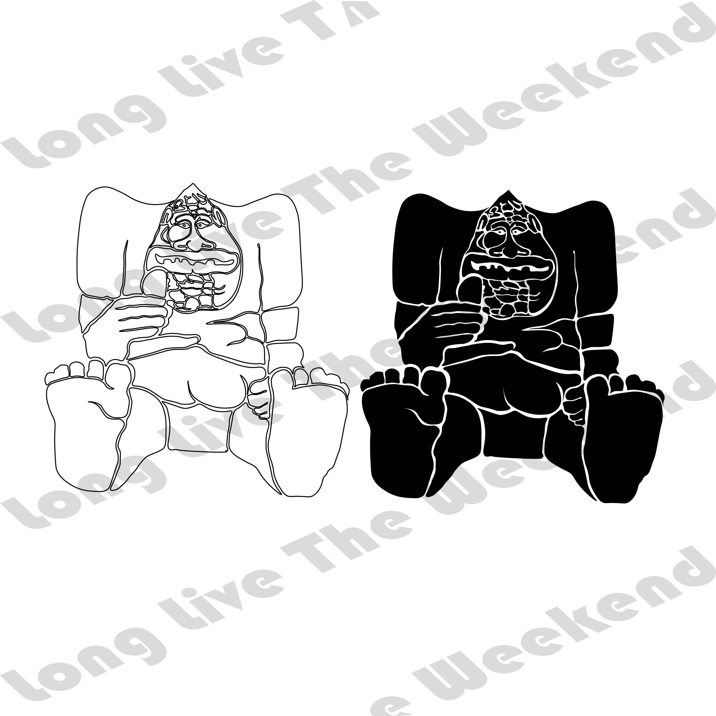 Neverending Story Rockbiter SVG, Rockbiter Neverending Story SVG, 2 ...