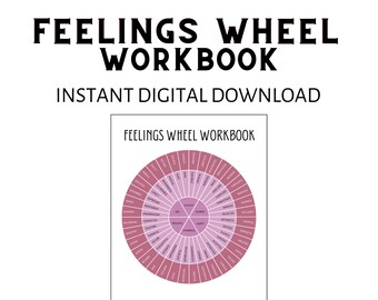 Feelings Wheel Journal - Etsy