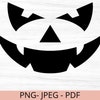 Jack O Lantern Face Halloween Pumpkin Face Halloween Face Scary Pumpkin ...