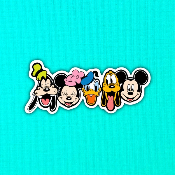 Mickey Mouse Decal - Etsy