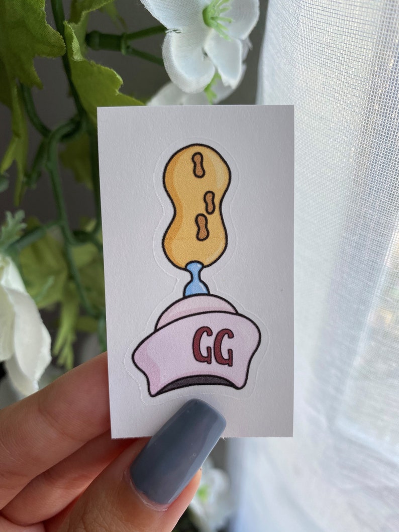 Goofy Goober Hat Sticker / sponge bob/ Patrick/ bff | Etsy