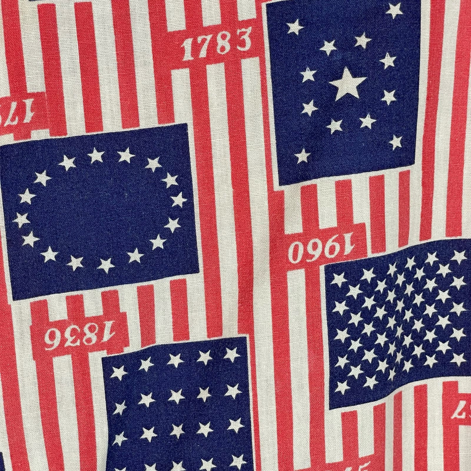 Vintage Kmart 70s American Flag Bicentennial Short Sleeve Flag Shirt - Etsy