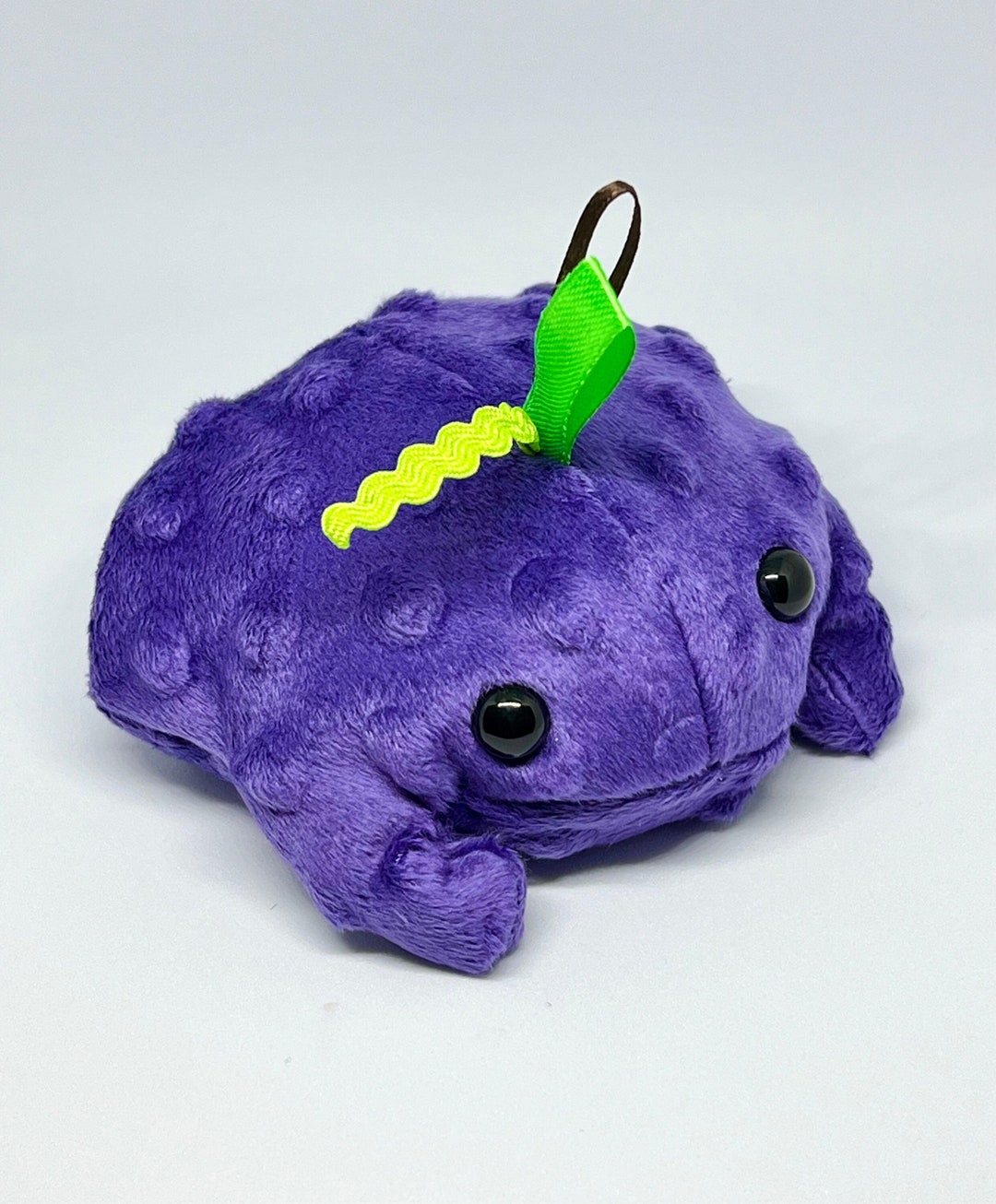 Grape Toads Baby Bean Toad, Soft Fluffy Toad Stuffed Animal, Weighted ...