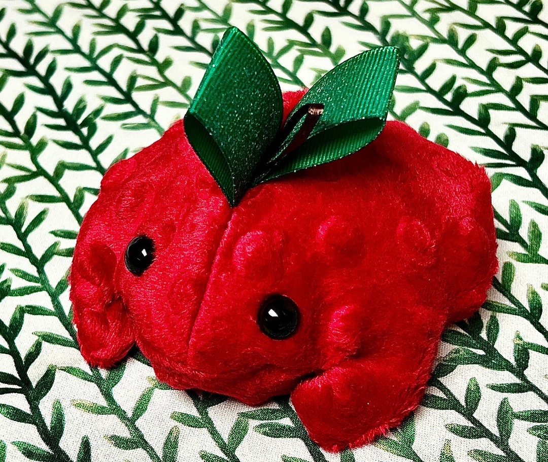 Apple Toads Baby Bean Toad, Soft Fluffy Toad Stuffed Animal, Weighted ...