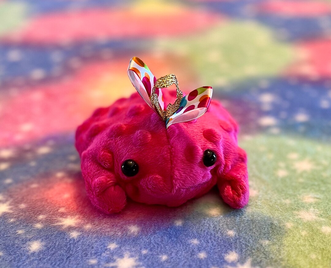 Gumball Toads Baby Bean Toad, Soft Fluffy Toad Stuffed Animal, Weighted ...