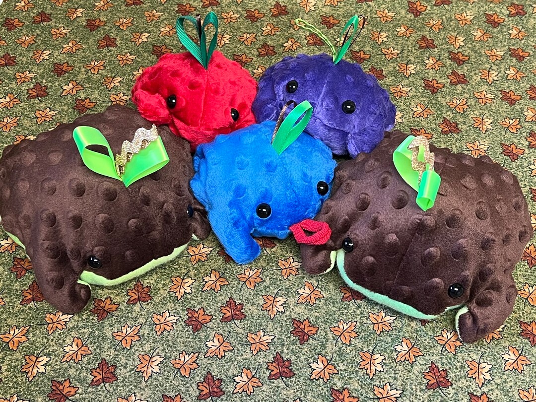 Bean Bag Toad BUNDLE Mint Chip Toad and Baby Bean Toad, Soft Fluffy ...