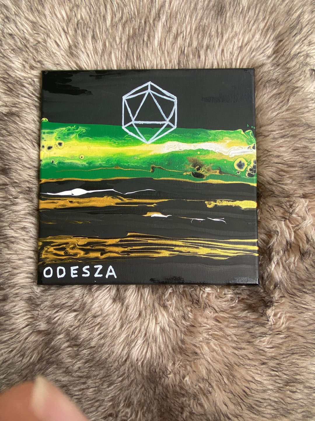 ODESZA Inspired the Last Goodbye Album Art Hand Poured Painting - Etsy