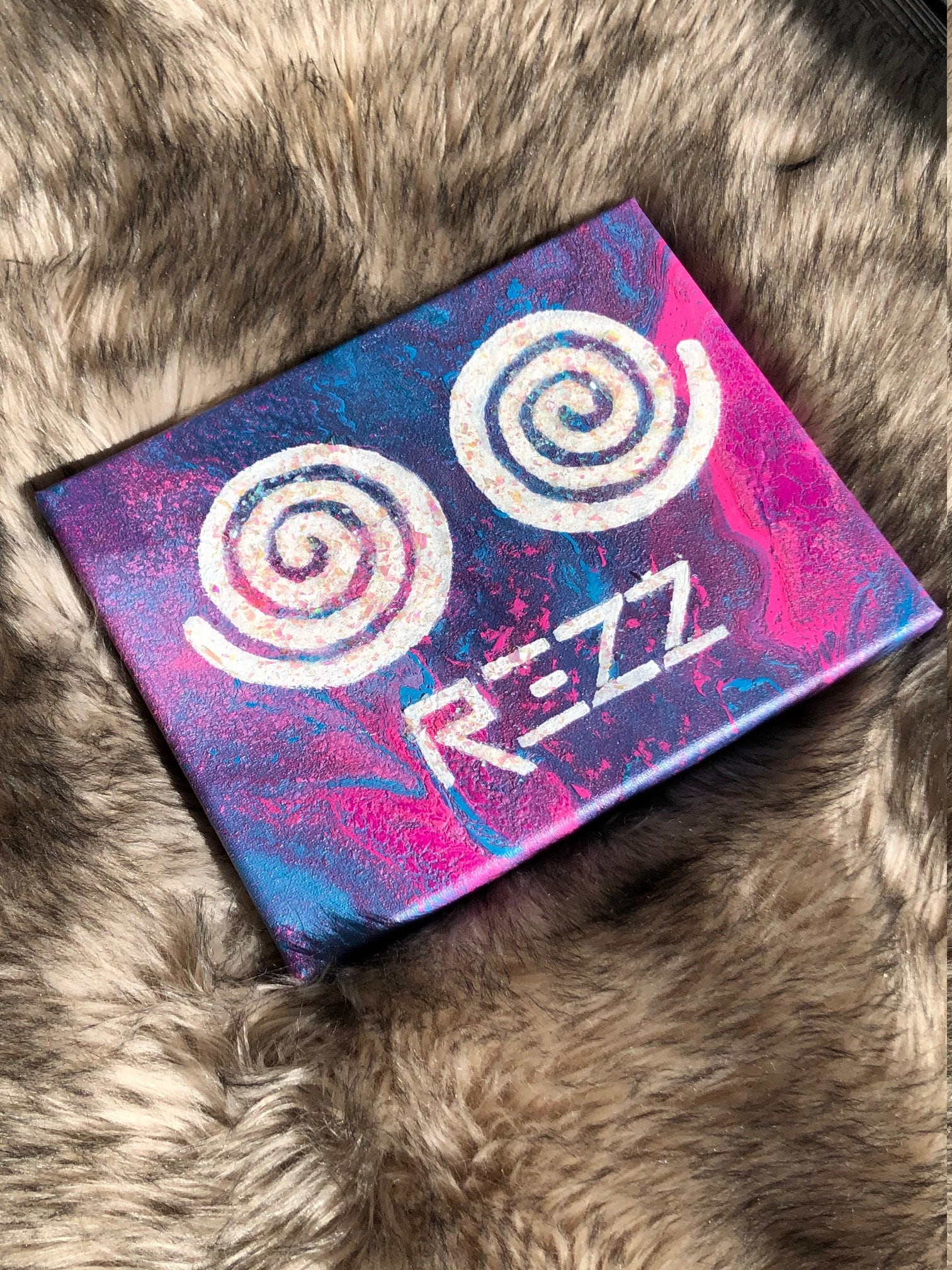 REZZ Beyond the Senses Inspired Iridescent Glitter Reflective Spiral ...