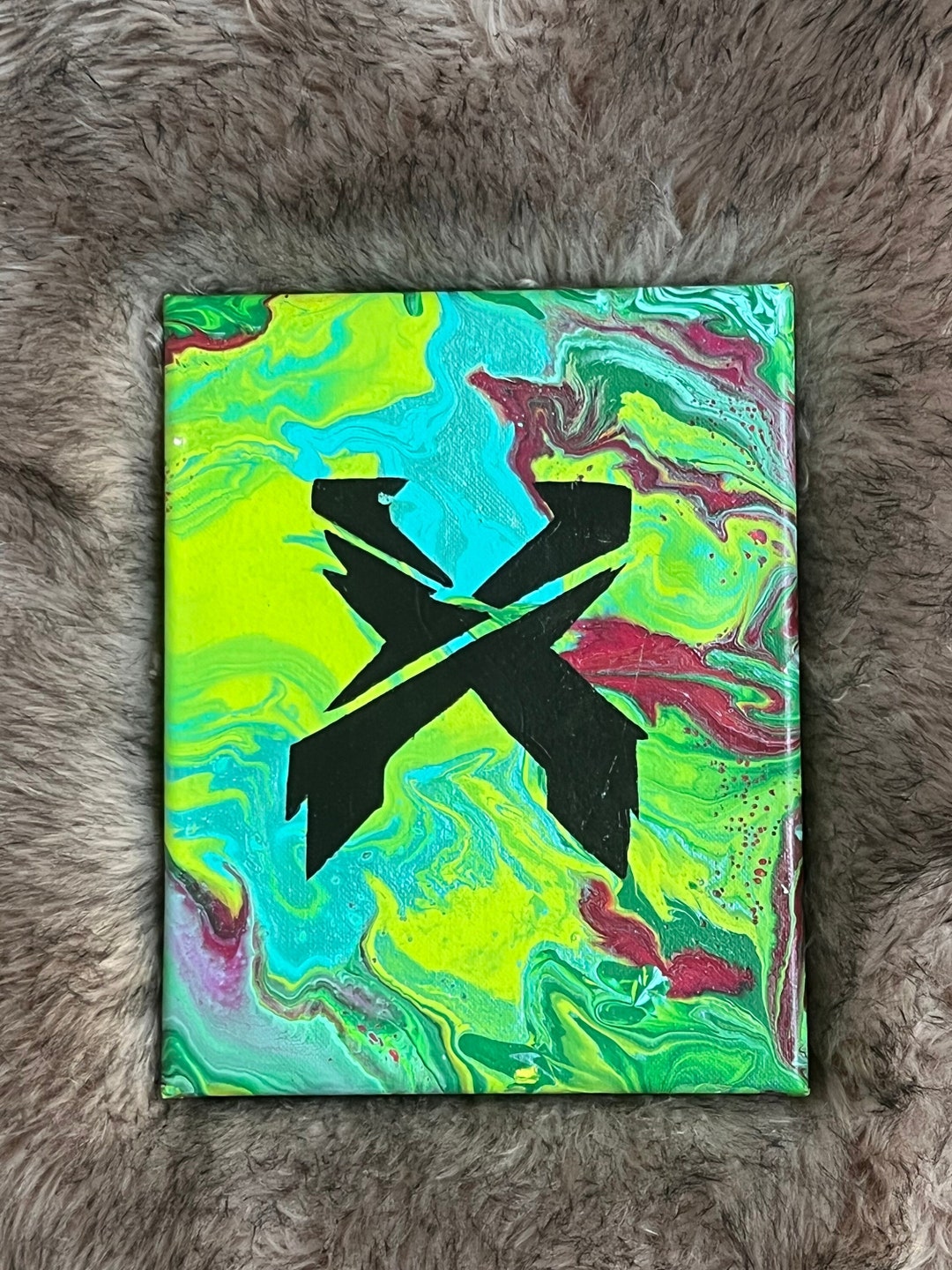 EXCISION Inspired Lost Land Lineup Poster Color Inspired Pour Flow Art ...
