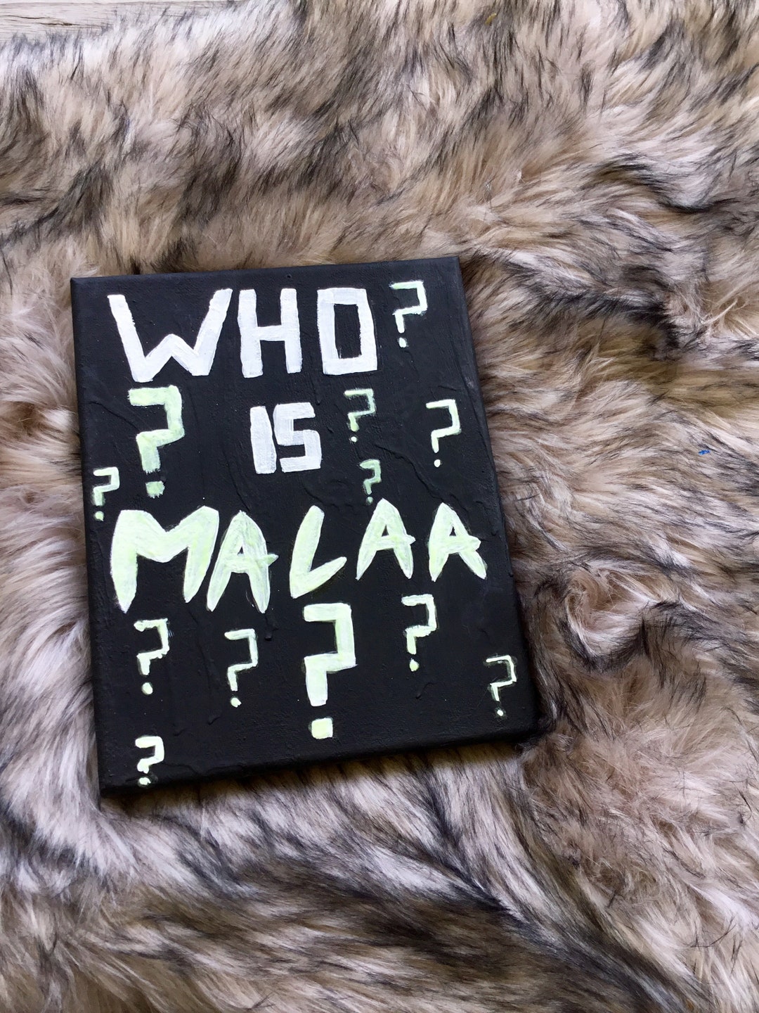 Glow in the Dark Who is Malaa Painting - Etsy