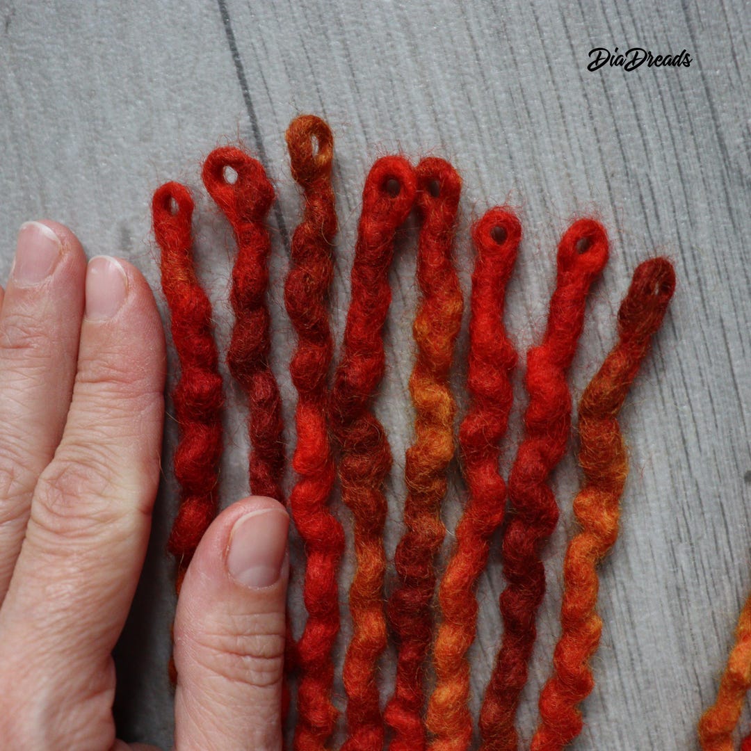 Reserved Thin SE Dreads Full Set Micro Dreads PHOENIX Wool Dreadlocks ...