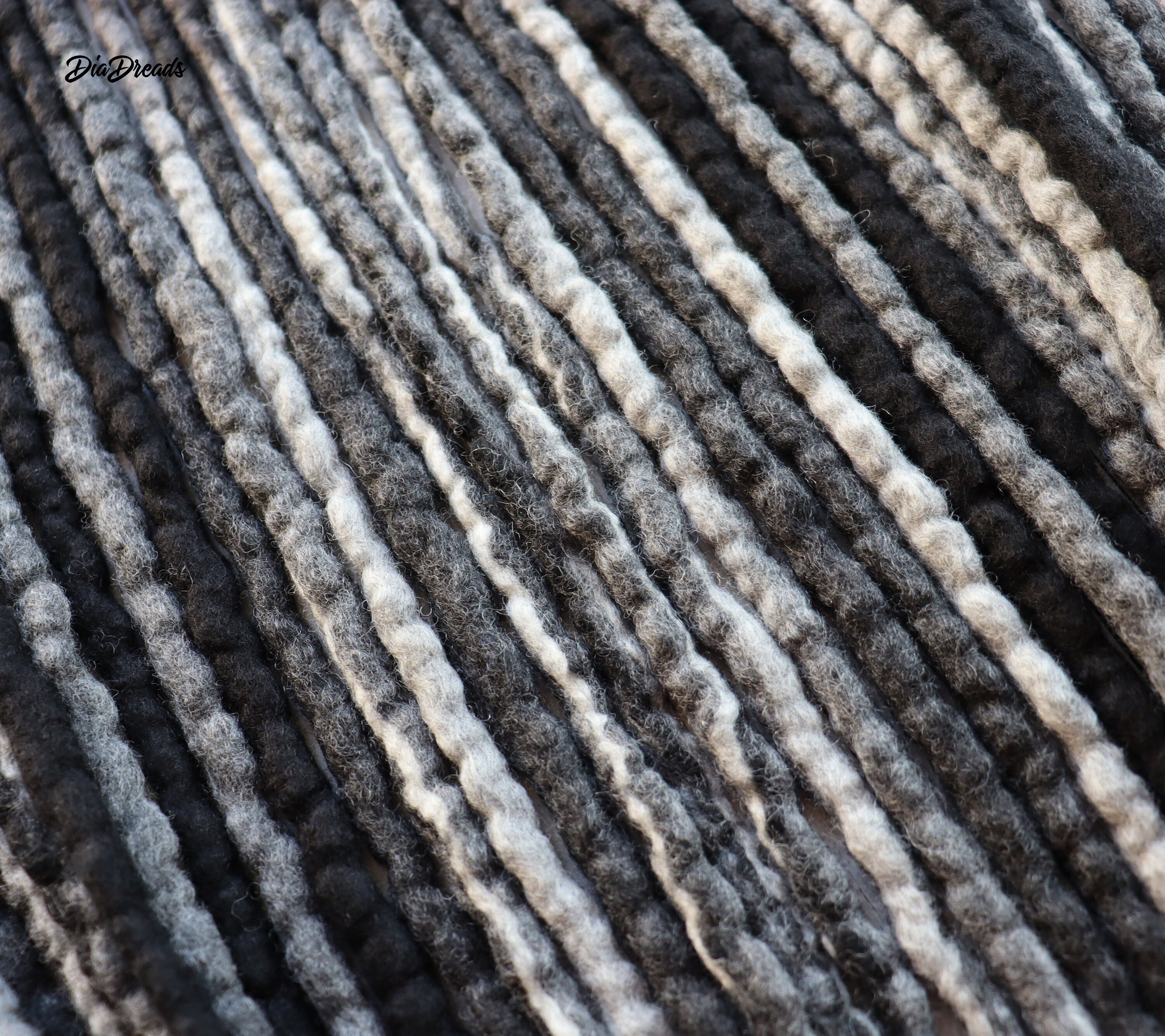 Wool Dreads Full Set BLACK ONYX DE Wool Dreadlocks Dreads - Etsy