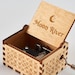 Moon River Music Box, Engraved Wooden Music Box, Personalized Gift for ...