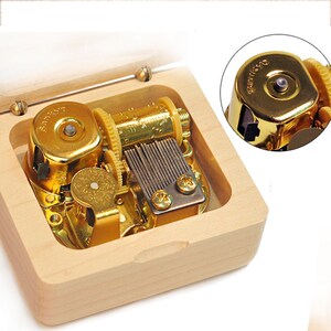 Wooden Music Box, Custom Engraved Photo Music Box, Unique Birthday Gift ...