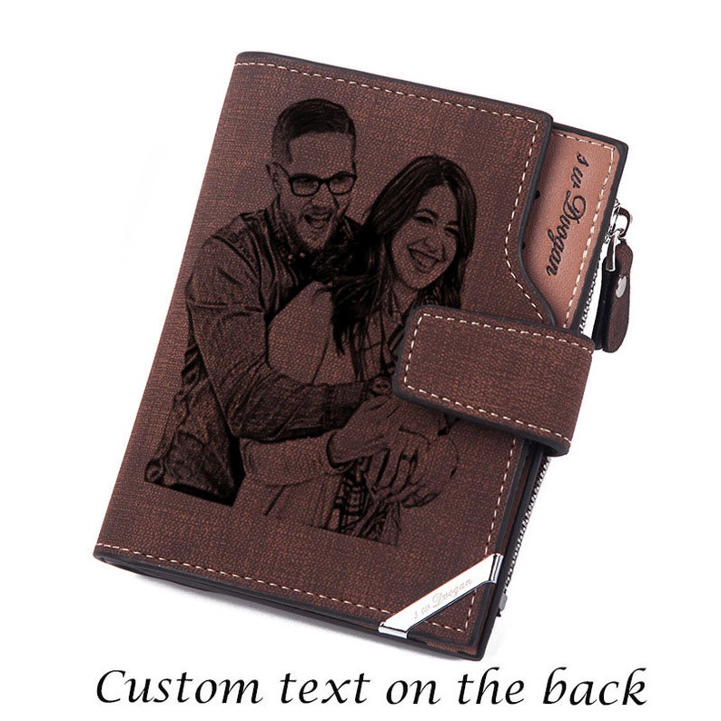 Personalized Wallet for Him Mens Engraved Wallet Card - Etsy