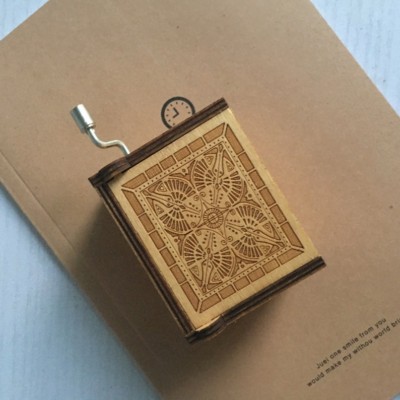 Personalized Moana Wooden Music Box, Engraved Gift - Etsy