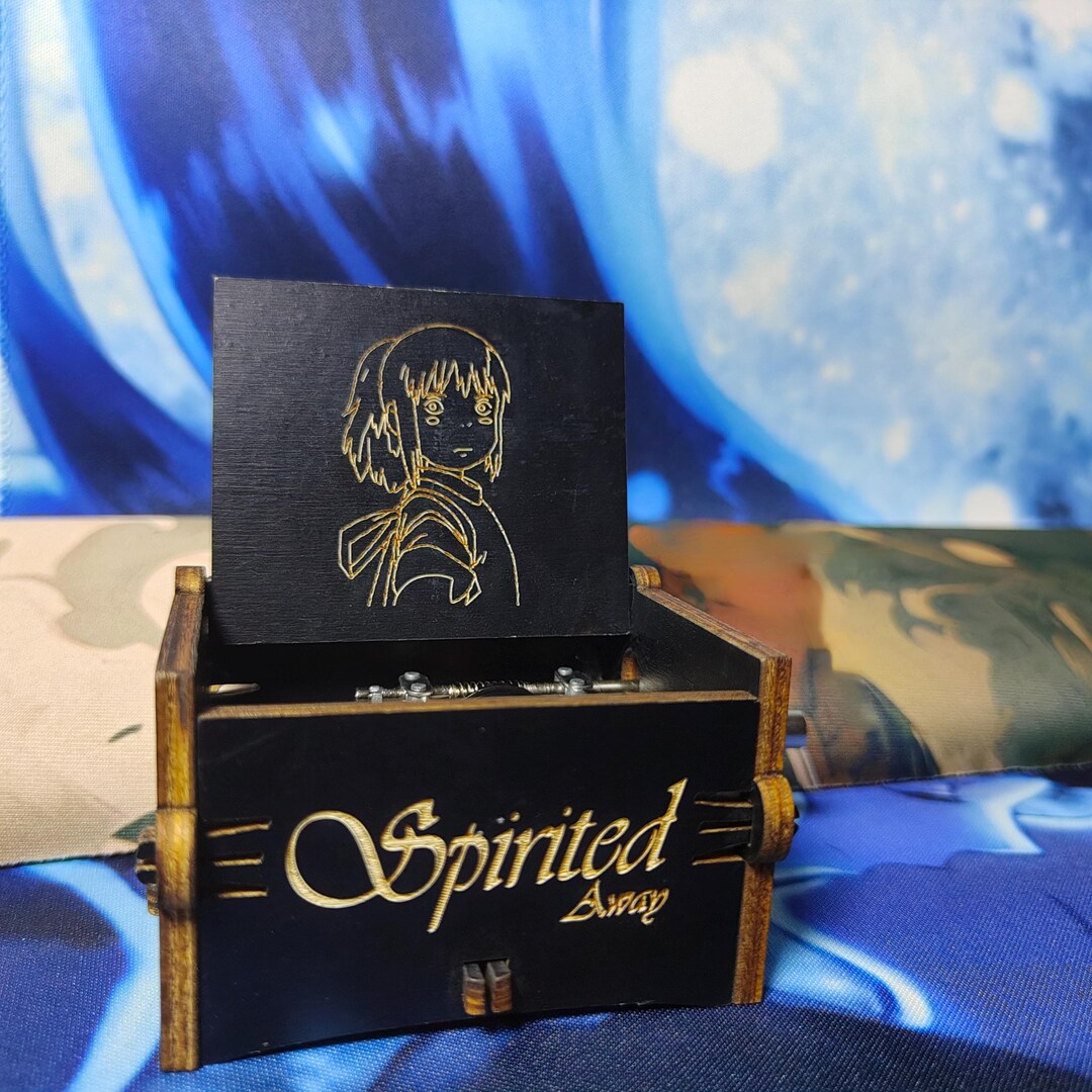 Personalized Spirited Away Wooden Music Box: Custom Engraved Gift - Etsy