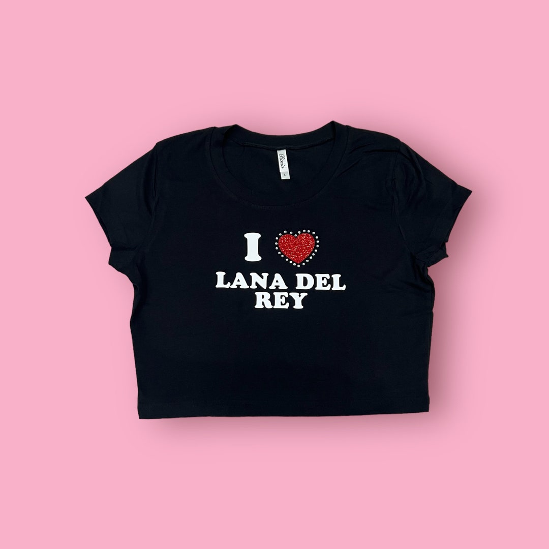 I Love Lana Baby Tee Crop, Lana Merch, Concert Merch, Concert Tee - Etsy