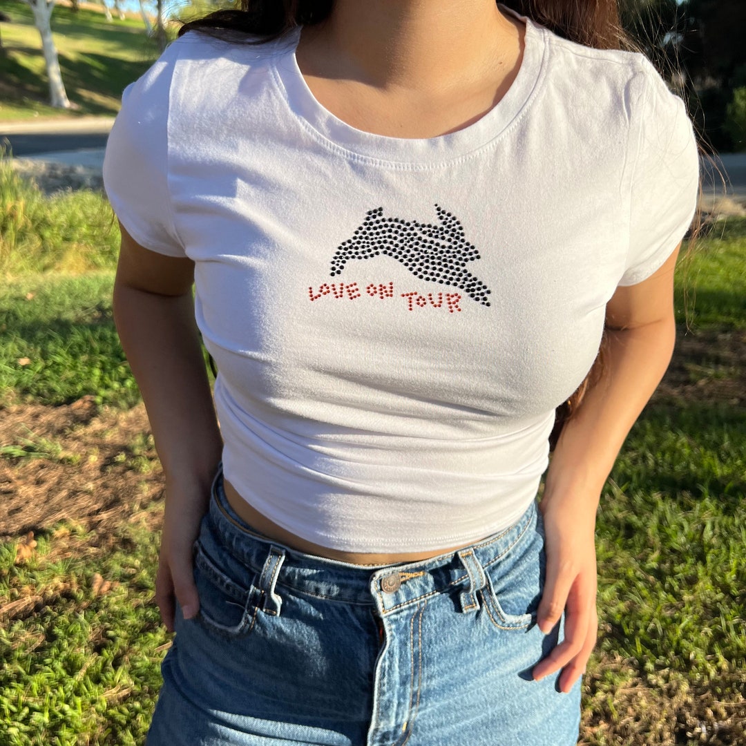 HS LOT Rabbits Bedazzled Rhinestone Cherry Sparkle Baby Tee - Etsy