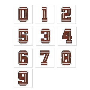 Football Alphabet Letters PNG Sublimation , Numbers , Football Sports ...
