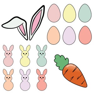Easter Font Sublimation , Easter Alphabet Doodle Letters PNG Bundle ...