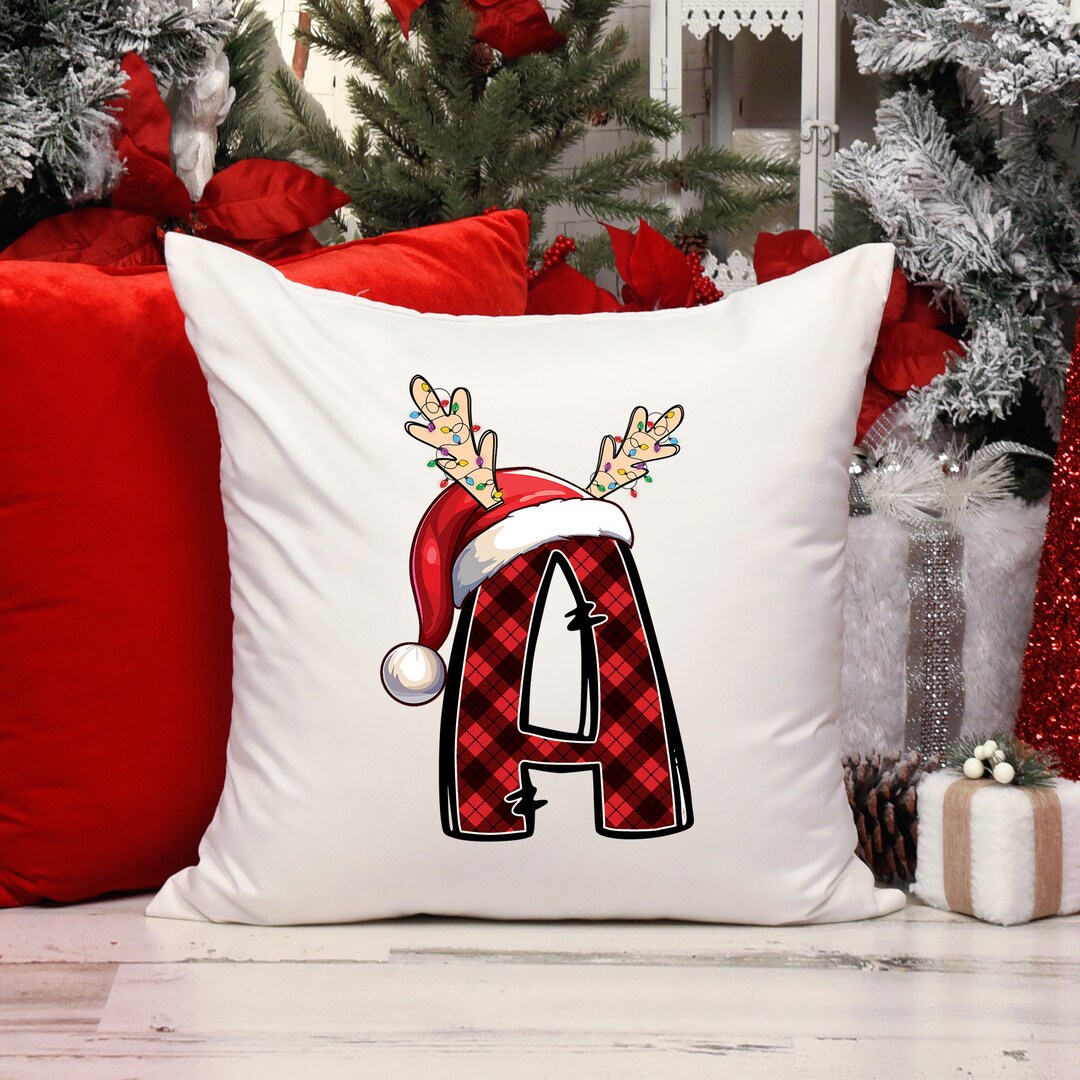 Christmas Santa Red Alphabet Letters and Number , Names Alpha PNG , Add ...