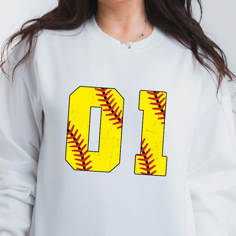 Softball Numbers & Alphabet PNG Bundle: Stitch Doodle Font (digital ...