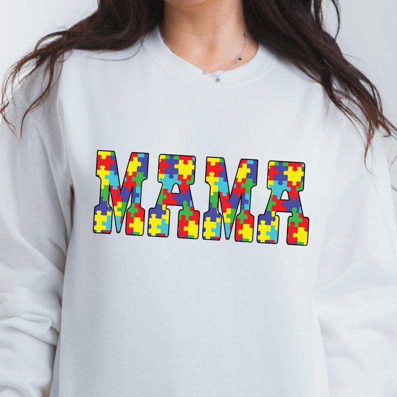 Autism Awareness Alphabet & Numbers PNG: Puzzle Letter Sublimation ...