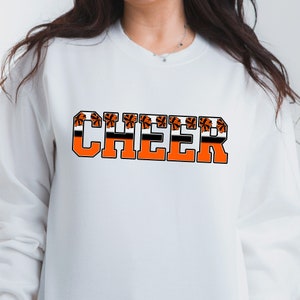 Cheer Letters Orange and Black Alphabet Letters PNG Bundle , Cheer ...