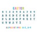 Easter Alphabet Doodle Letters PNG Bundle , Bunny, Easter Eggs, Alpha ...