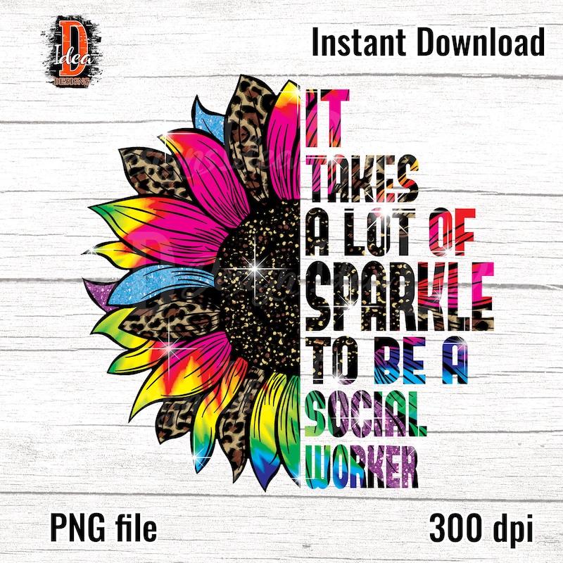 Sparkle Social Worker - Etsy