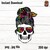 Colorful Skull Png, Digital Download, Colorful Sugar Skull Png, File ...