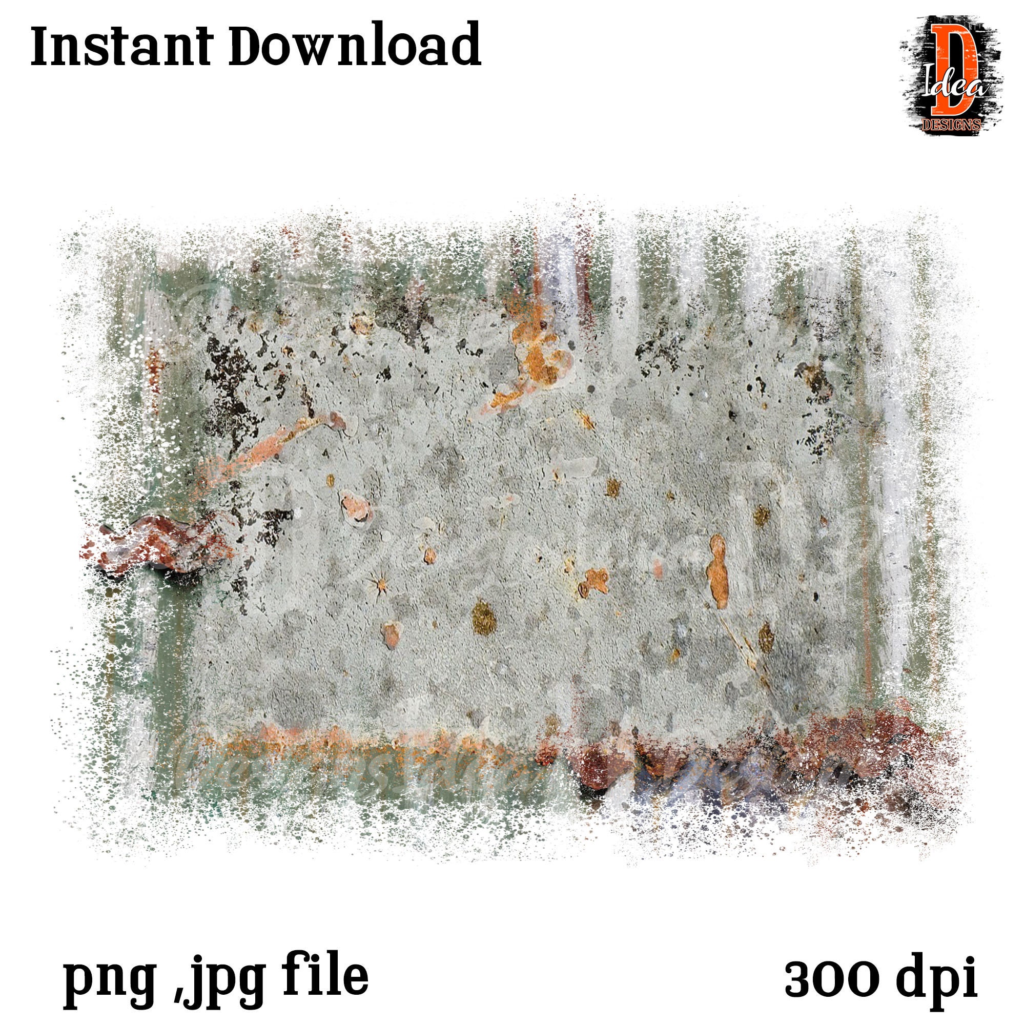 Craft Supplies & Tools Clip Art & Image Files Rusty Galvanized metal ...