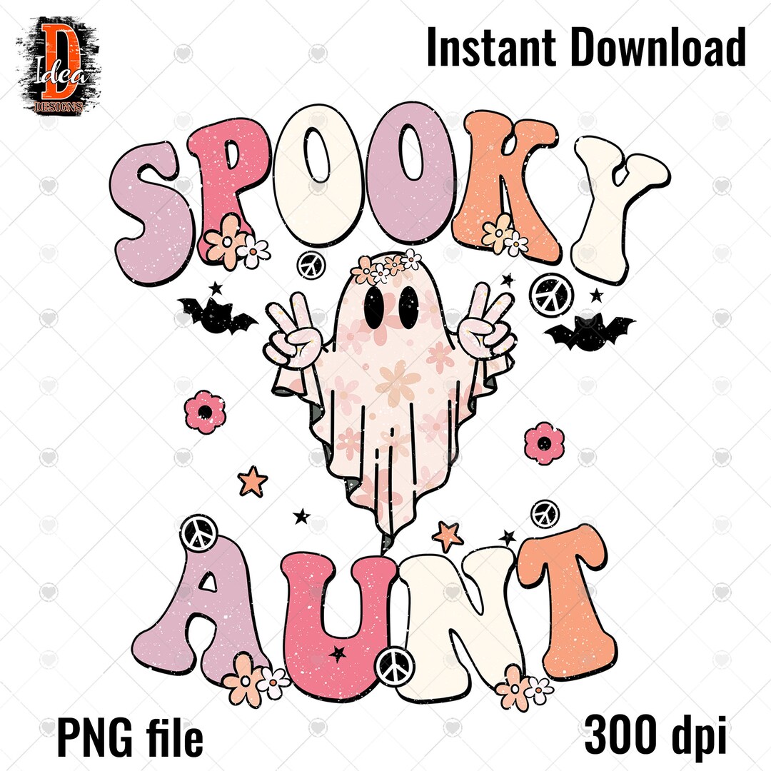 Spooky Aunt Ghoul Png , Let's Go Ghouls Png , Ghouls Have Fun , Cute ...