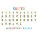 Easter Alphabet Doodle Letters PNG Bundle , Bunny, Easter Eggs, Alpha ...